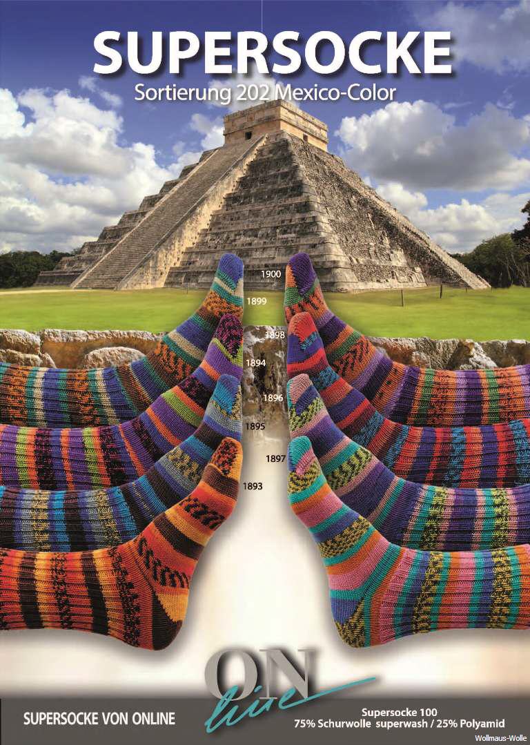 Supersocke 100 Mexico-Color Sort.202